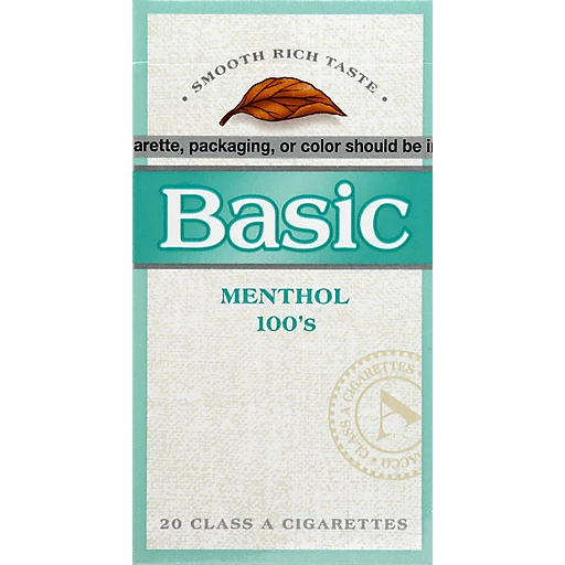 Basic Cigarettes Menthol Silver - Roll n' Smoke