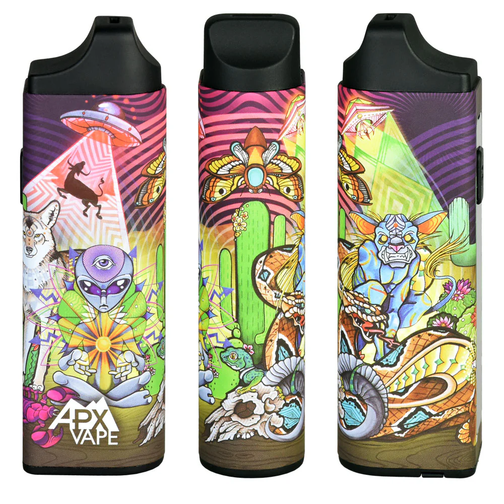 Pulsar APX Vape V3 Dry Herb Vaporizer Psychedelic Desert - Roll n' Smoke