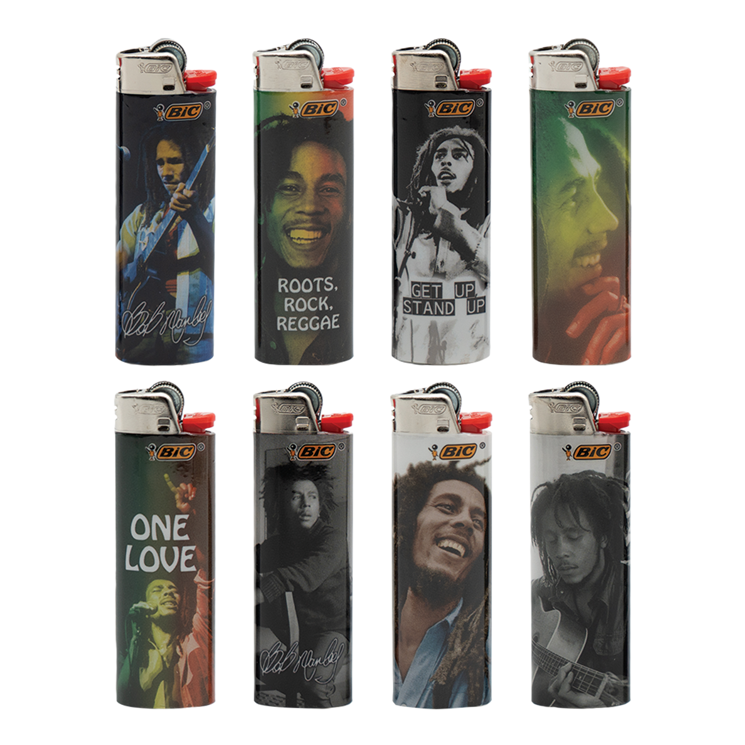 BIC Special Edition Bob Marley Series Lighter - Assorted Design - Roll ...